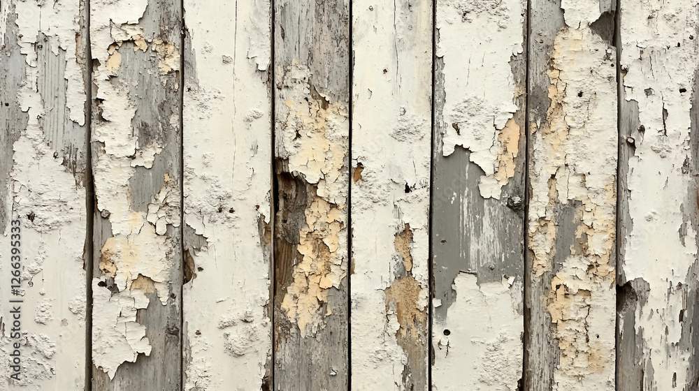 Old white-painted wooden texture with rustic surface. The texture is ...