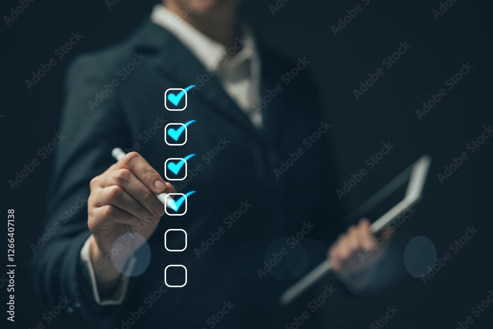 Reviewing and completing online survey forms document management system ...