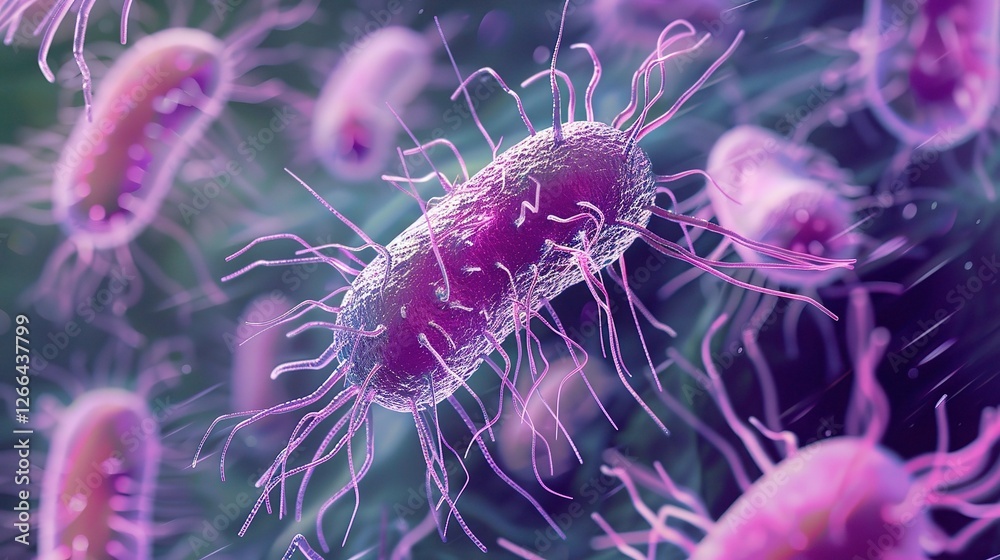 Bacterial gastroenteritis, a common illness caused by various bacteria ...