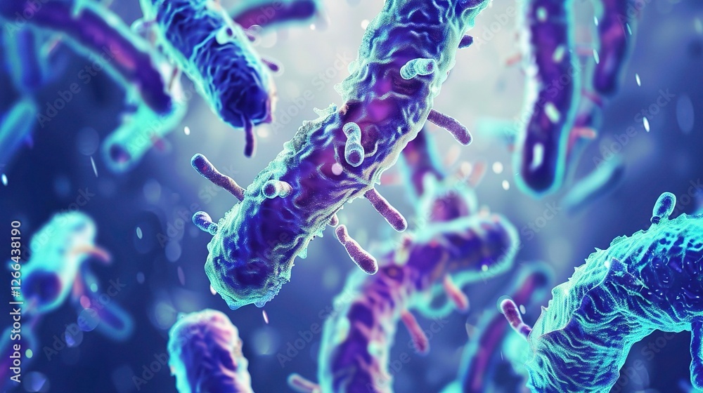 Bacterial gastroenteritis, a common illness caused by various bacteria ...