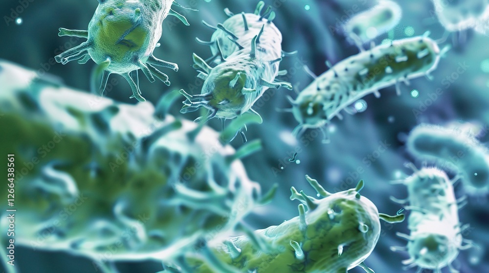 Bacterial gastroenteritis, a common illness caused by various bacteria ...