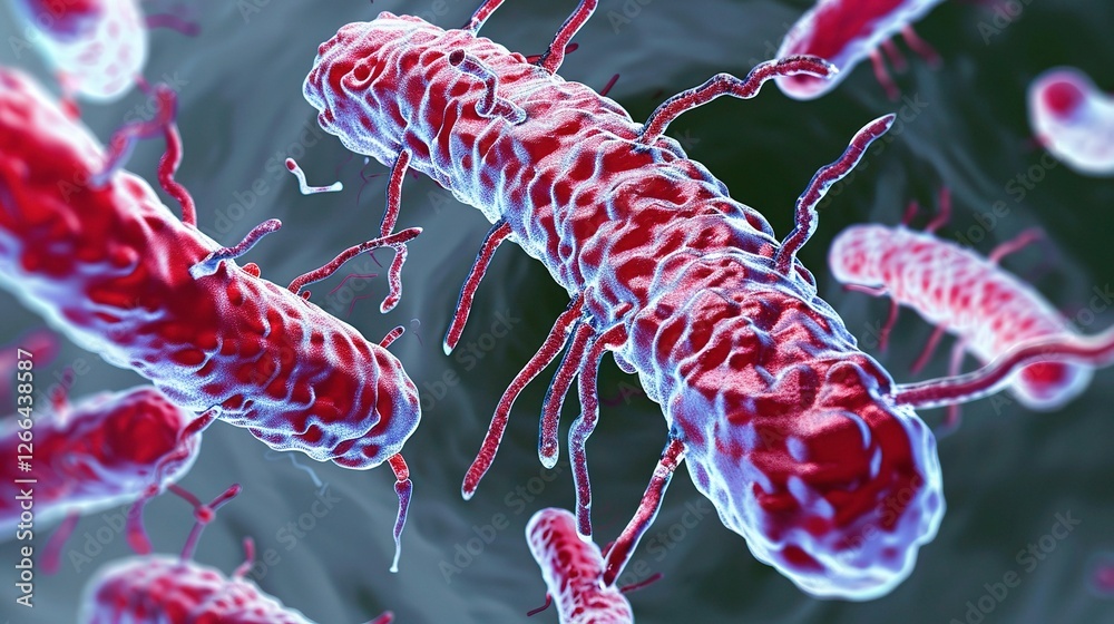 Bacterial gastroenteritis, a common illness caused by various bacteria ...