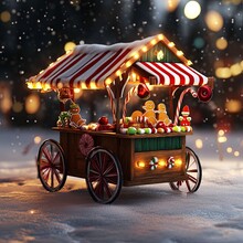 Gingerbread Cart Free Stock Photo - Public Domain Pictures