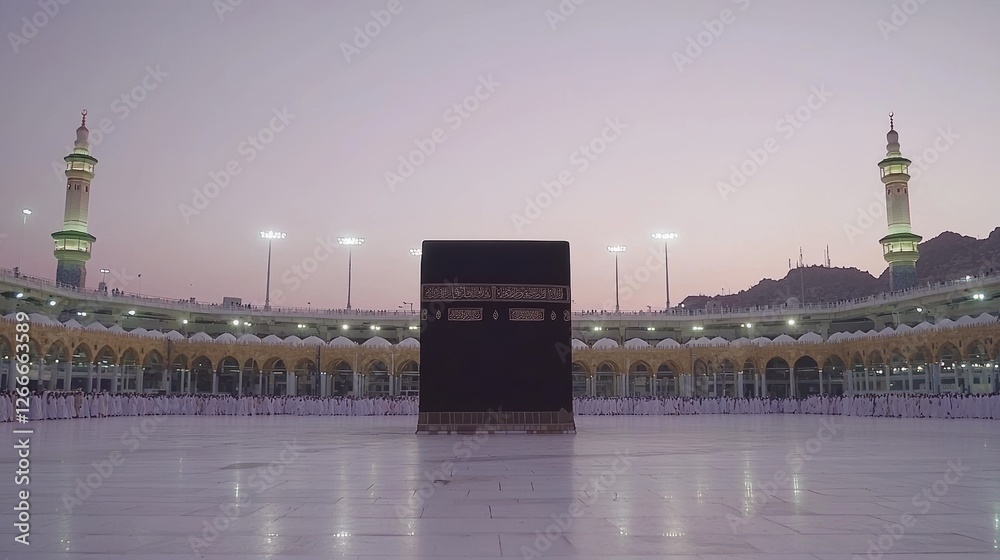 Spiritual gathering at the kaaba mecca photography urban aerial view ...