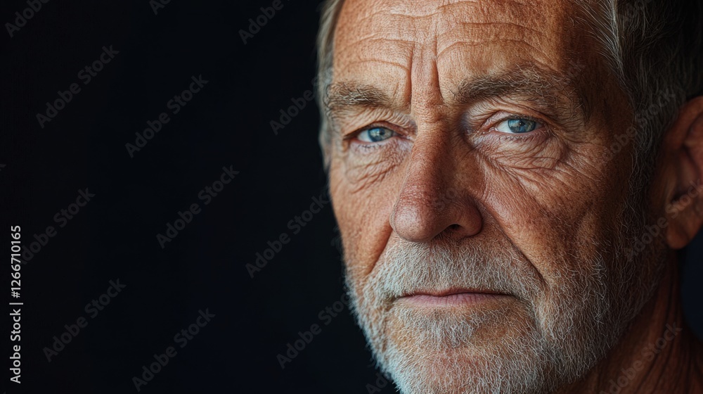 Before and after photos of a problematic face and healthy skin. Close ...