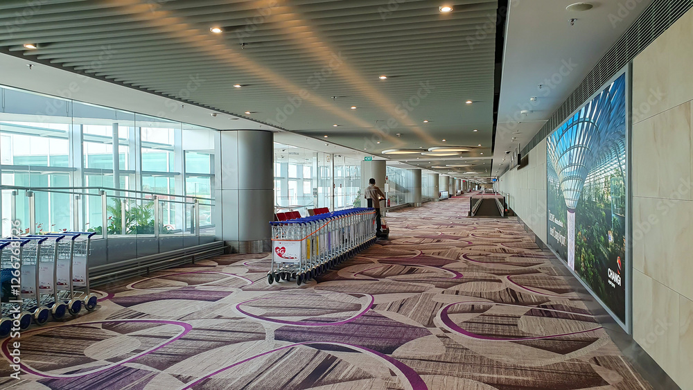 Changi, Singapore - ‎‎‎‎‎‎‎‎‎June 9, 2023 : Arrival Gate Of Terminal 4 ...