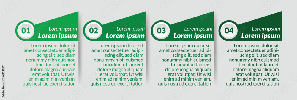 Stock-Vektorgrafik „Green infographic and comparison template design ...