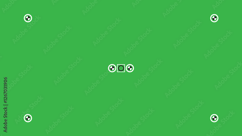 Green screen background, VFX motion tracking markers. Art design green ...