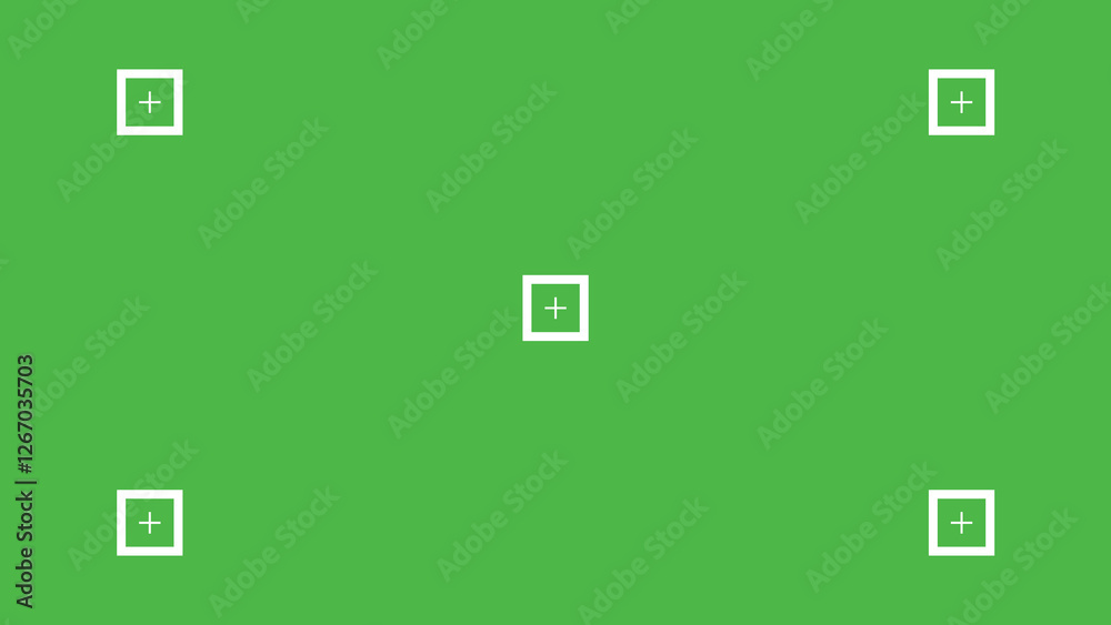 Green screen background, VFX motion tracking markers. Art design green ...