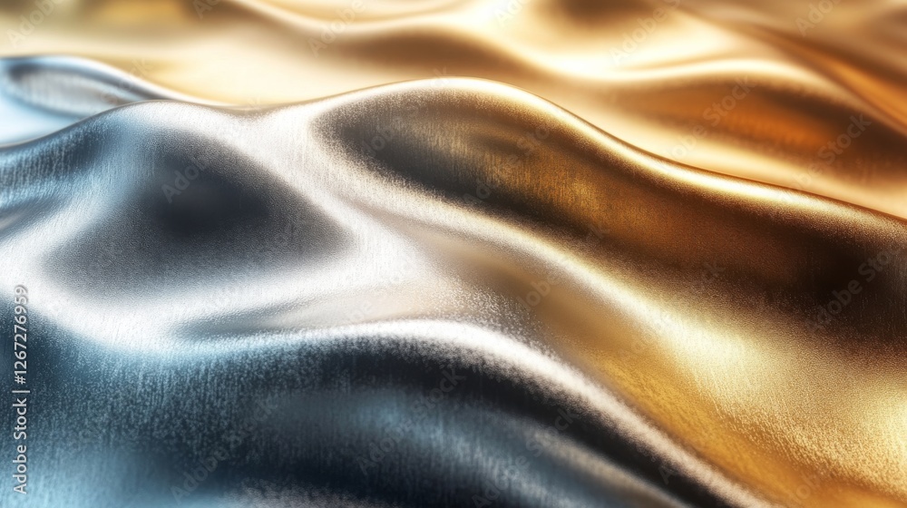 Dynamic light patterns create a striking contrast between warm and cool ...