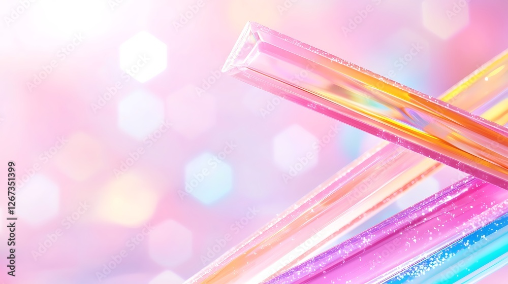 Geometric Minimalist Wallpaper Design with Pastel Colors and ...