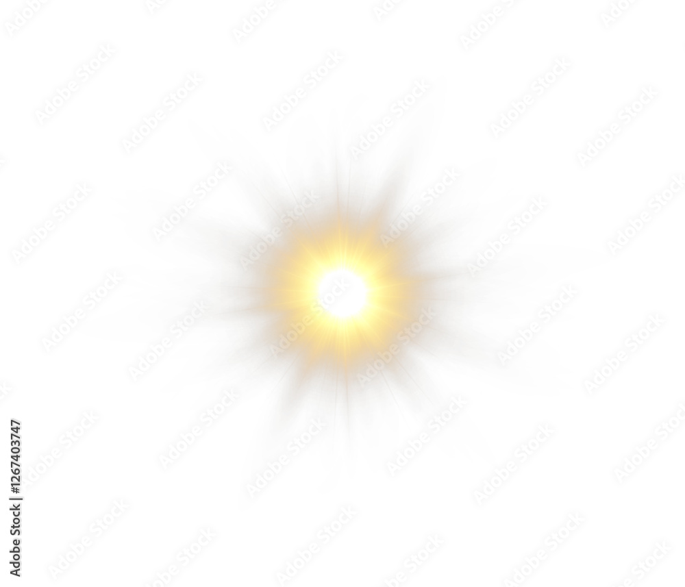 Png Light with Sun Glare. Overlay sun, Sunrays, and Glare in PNG Format ...