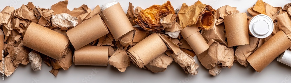 Discover a curated selection of recyclable paper waste, showcasing the ...