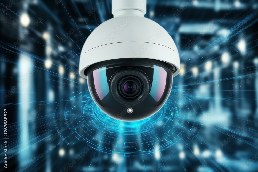 Motion detection camera captures high-resolution visuals in modern ...