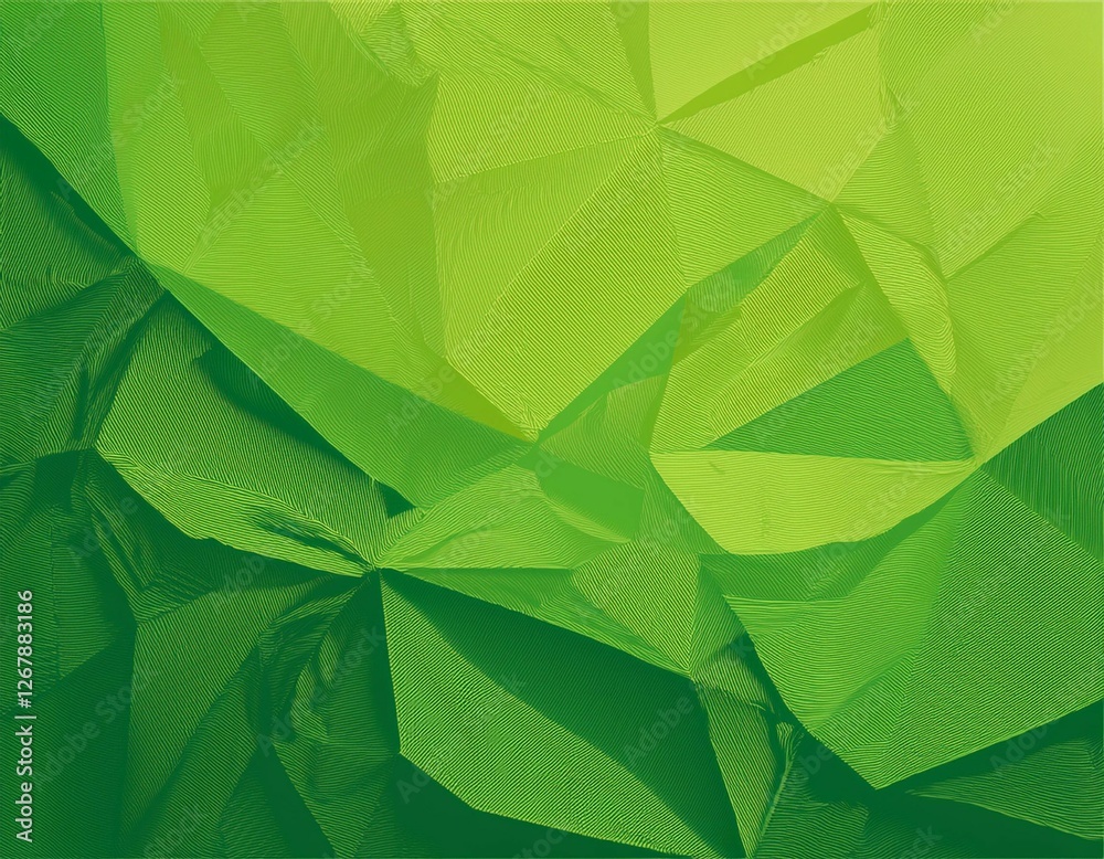 a lime and green abstract texture made using scans of creased and ...