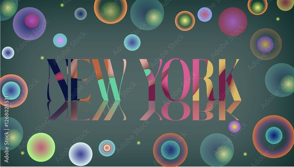 New york name. NYC graffiti. New york typography. New york graphic bold ...