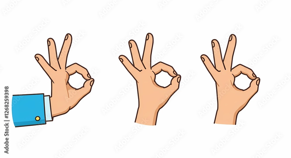 Ok Sign Icon Set - Clean, Modern Approval Icons for UI/UX, Web, and ...