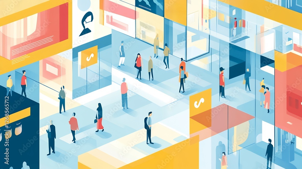 Visual representation of brand positioning in a saturated market using ...