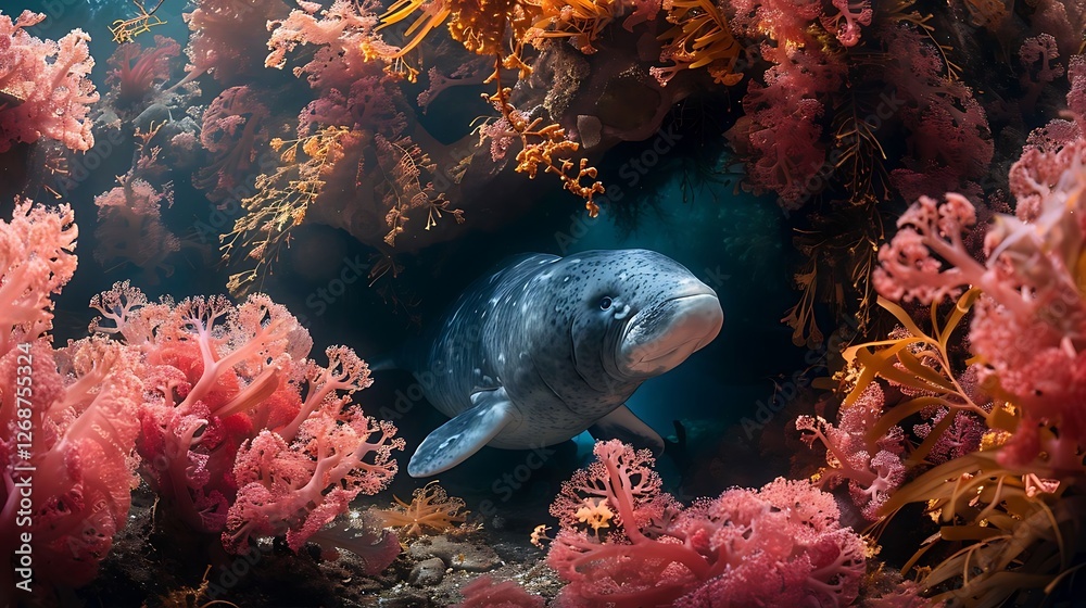 Sea cows, also known as manatees and dugongs, are large, gentle marine ...