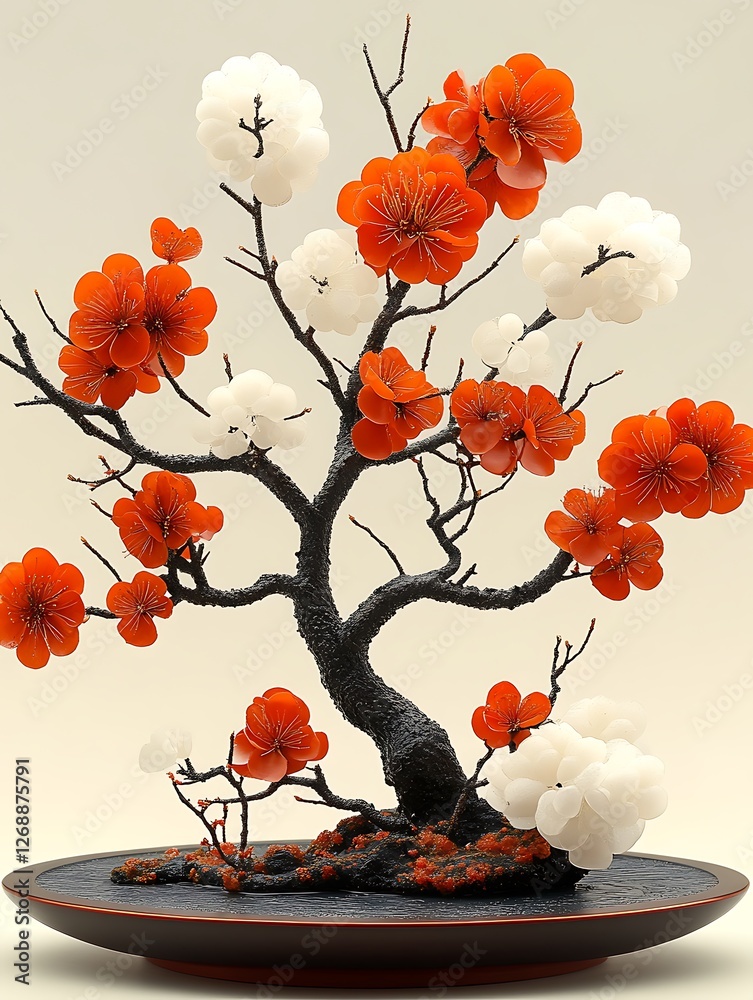 This poised wedding backdrop rests on a crisp white background ...