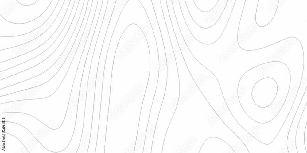 Abstract topographic contours map with geometric curved lines and ...