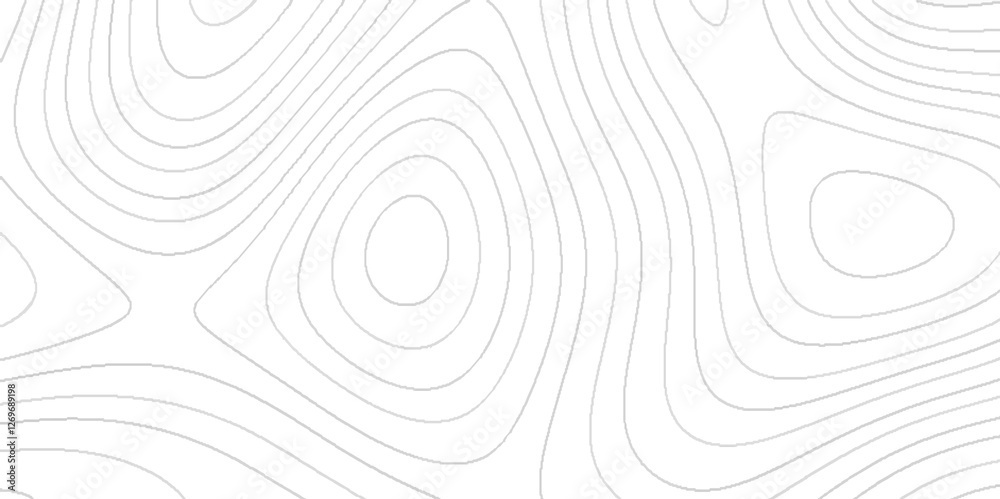 Abstract topographic contours map with geometric curved lines and ...