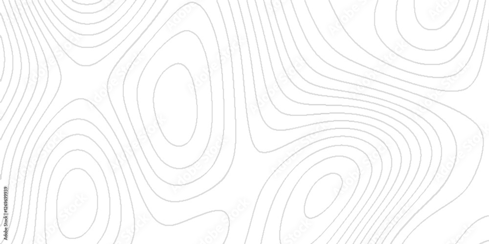 Abstract topographic contours map with geometric curved lines and ...