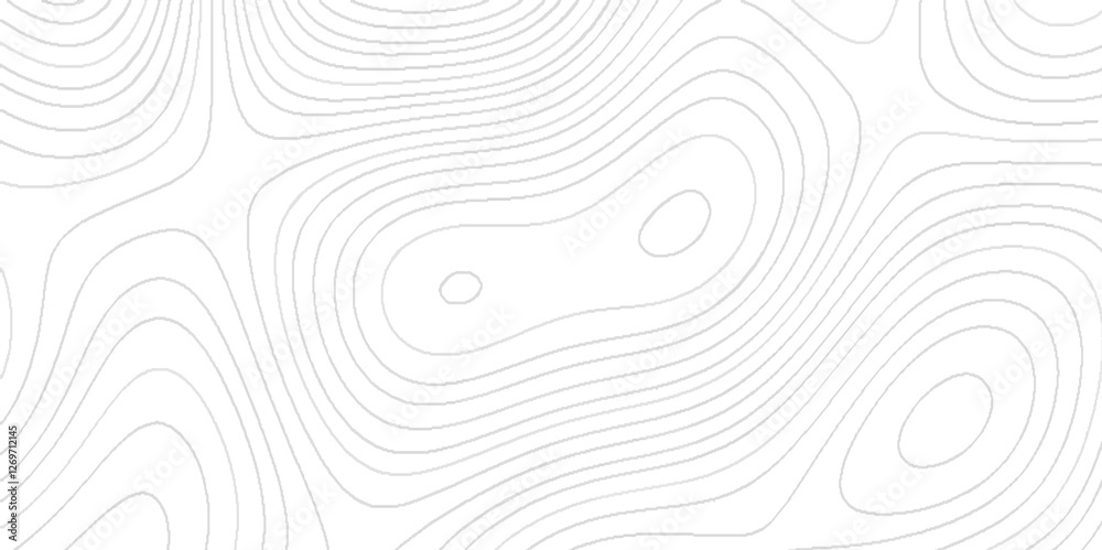 Abstract topographic contours map with geometric curved lines and ...