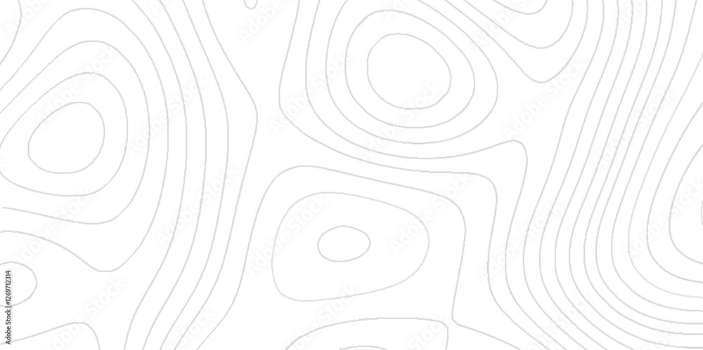 Abstract topographic contours map with geometric curved lines and ...