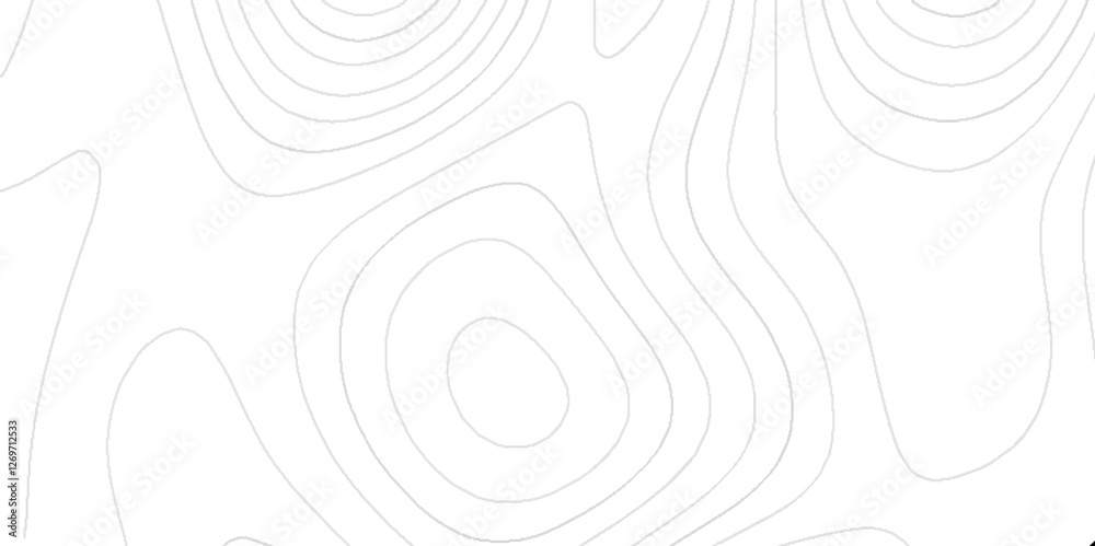 Abstract topographic contours map with geometric curved lines and ...
