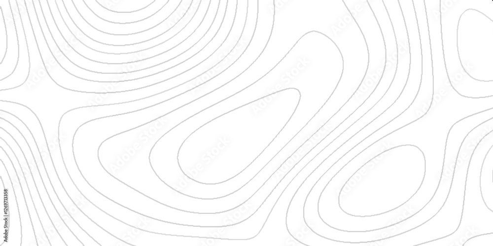 Abstract topographic contours map with geometric curved lines and ...