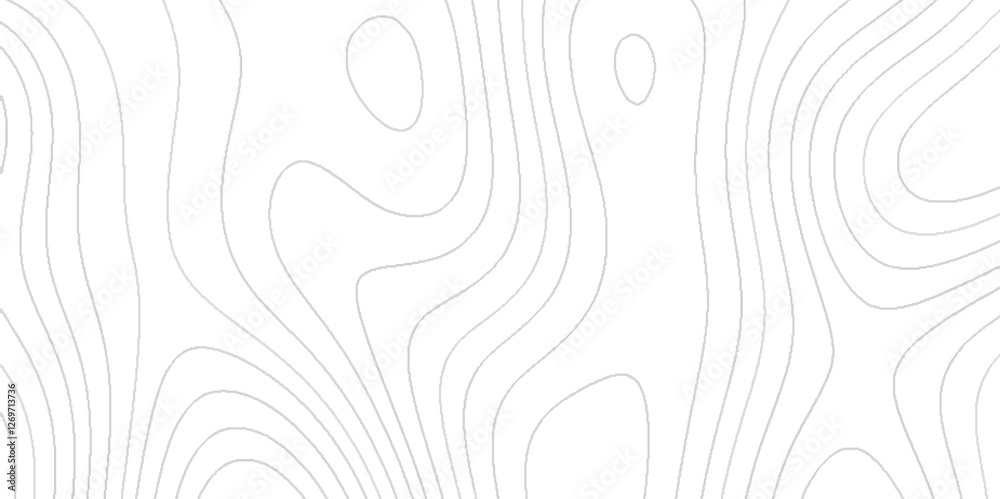 Abstract topographic contours map with geometric curved lines and ...