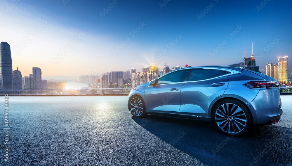 luxury car new energy vehicle auto show background technology city car ...