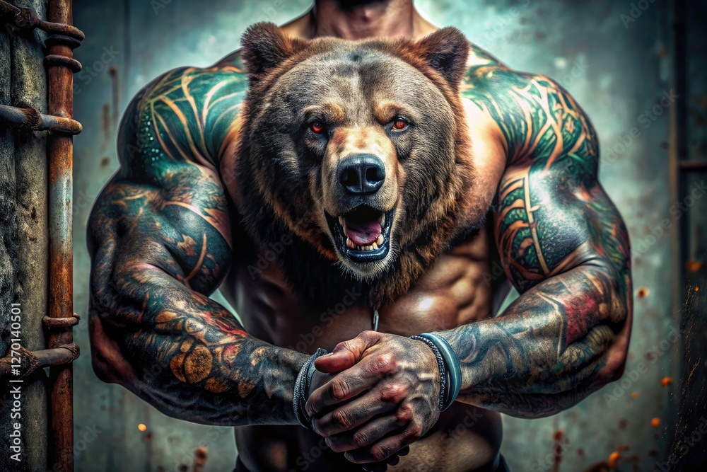 Soviet prison's brutal art: Criminal bears, mafia ink, animal symbols ...