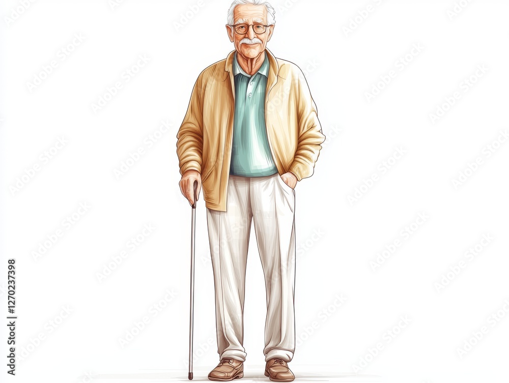 Resilient senior citizen embraces mobility and independence with ...