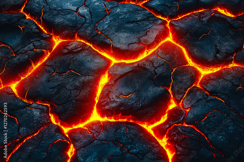 Lava texture fire background rock volcano magma molten hell hot flow ...
