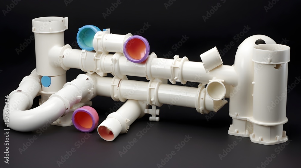 Comprehensive diagram showcasing the labeled components and sections of ...