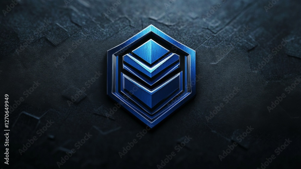 professional programmer logo using blue as theme Stock Illustration ...