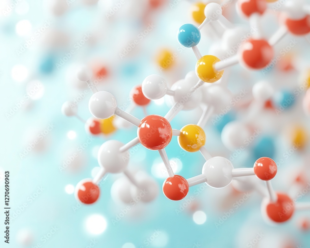 3D visualization of sugar alcohol alternatives, comparing chemical ...