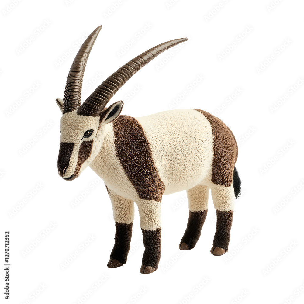 Soft Toy Oryx in Side View, Isolated Without Shadow, High-Quality ...