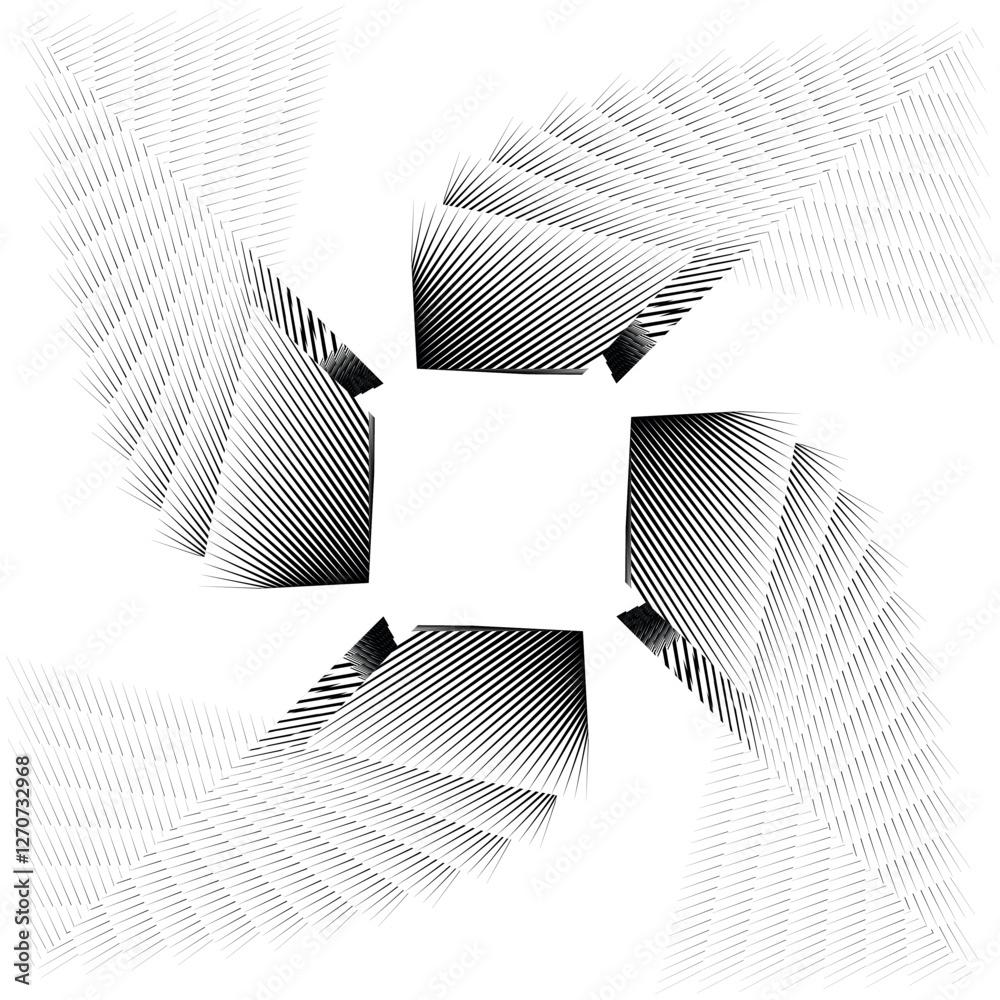 op art modern background, creative dynamic pattern, vector design ...