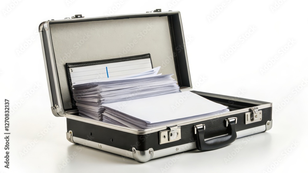 Corporate Document Briefcase Office Setting Professional Image Business ...