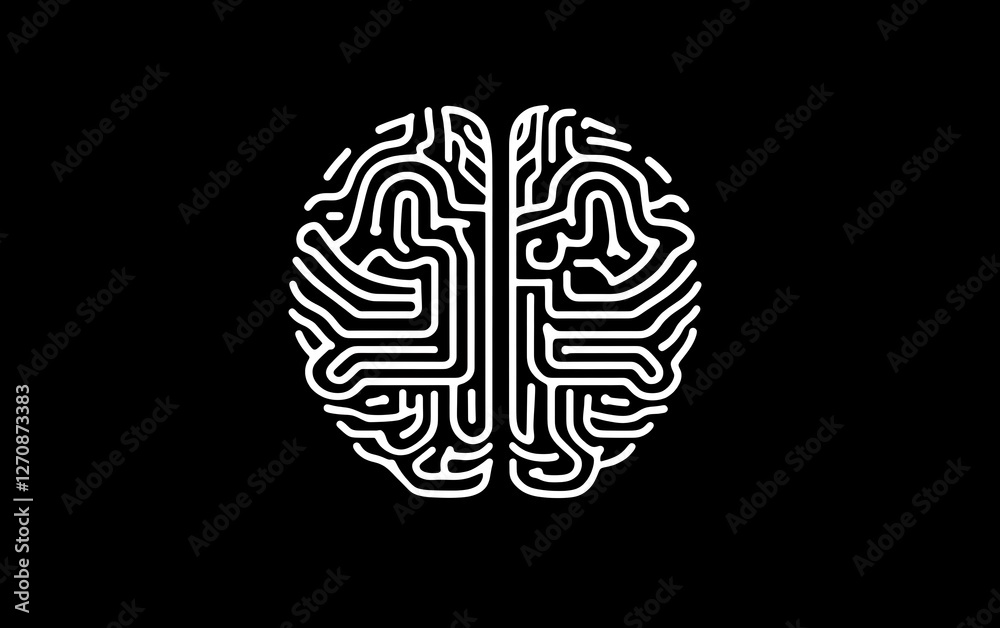 Brain circuit design for science, medicine, psychology projects with ...