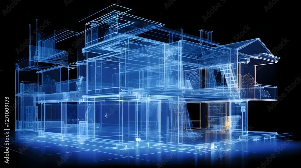 Holographic Blueprint Visualizing the Intricate Ventilation Network of ...