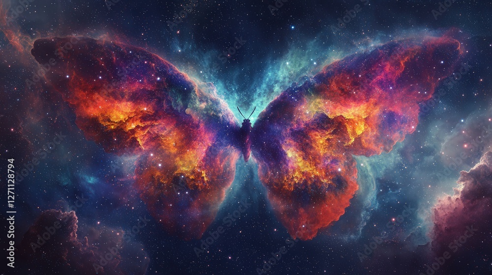 Butterfly Nebula, where its symmetrical wings of gas and dust create ...
