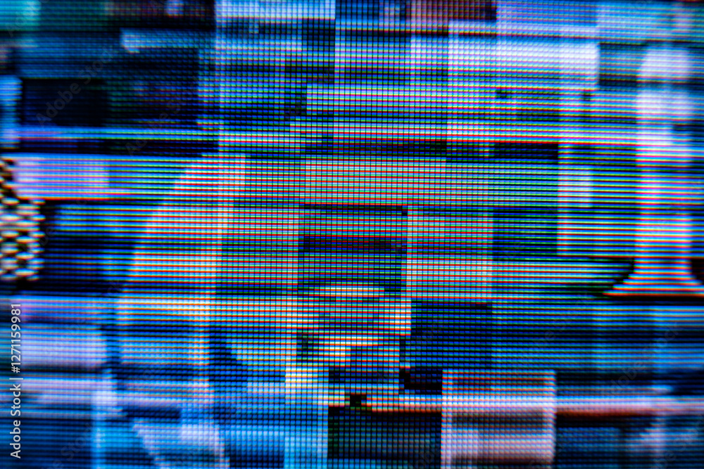 Glitch camera effect. Retro VHS background. Old video template. No ...