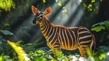 Zebra Legs Okapi Animal Free Stock Photo - Public Domain Pictures