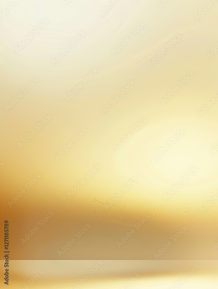 Luminous golden backdrop with radiant glow and subtle textural nuance ...