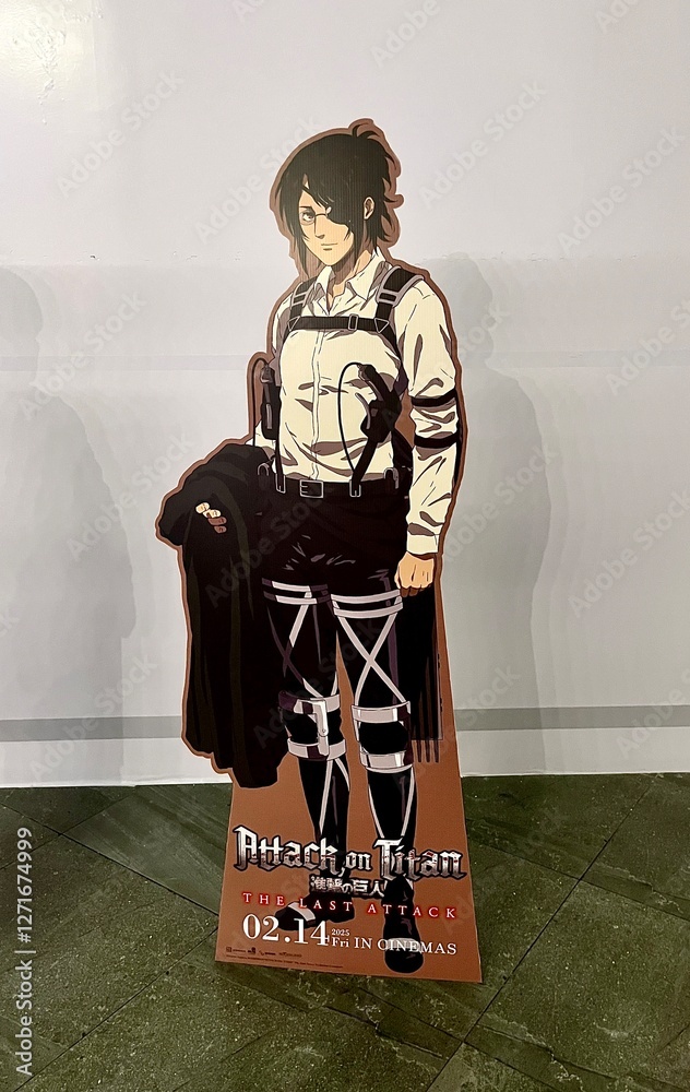 Jakarta, Indonesia - February 17th, 2025 - Attack on Titan the last ...