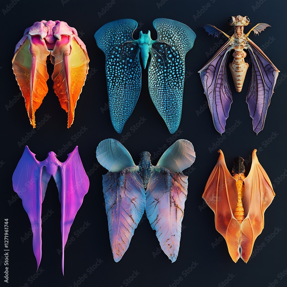 Comparative visualization of homologous structures animals from whale ...